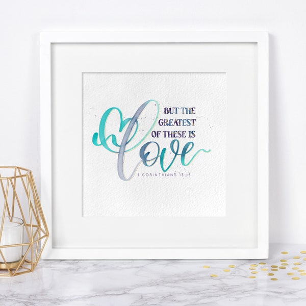 Greatest Commandment Etsy