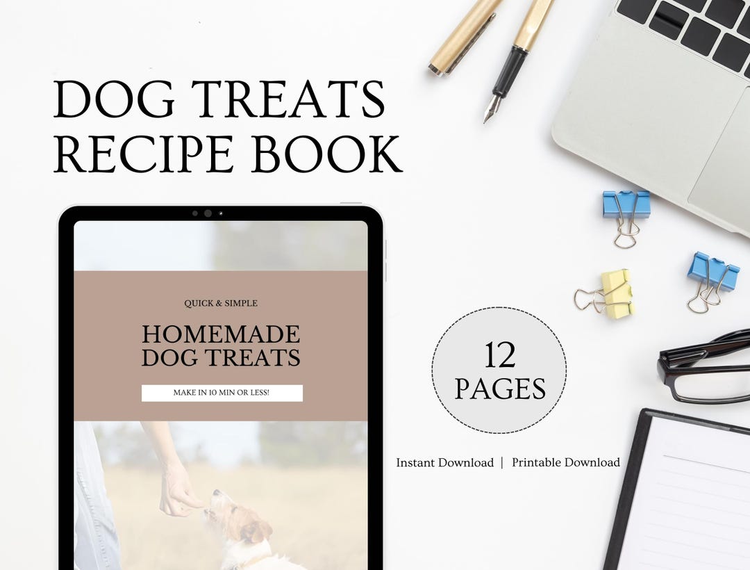 Homemade Dog Treats Recipe Book | Easy DIY Dog Treats | Healthy Pet ...