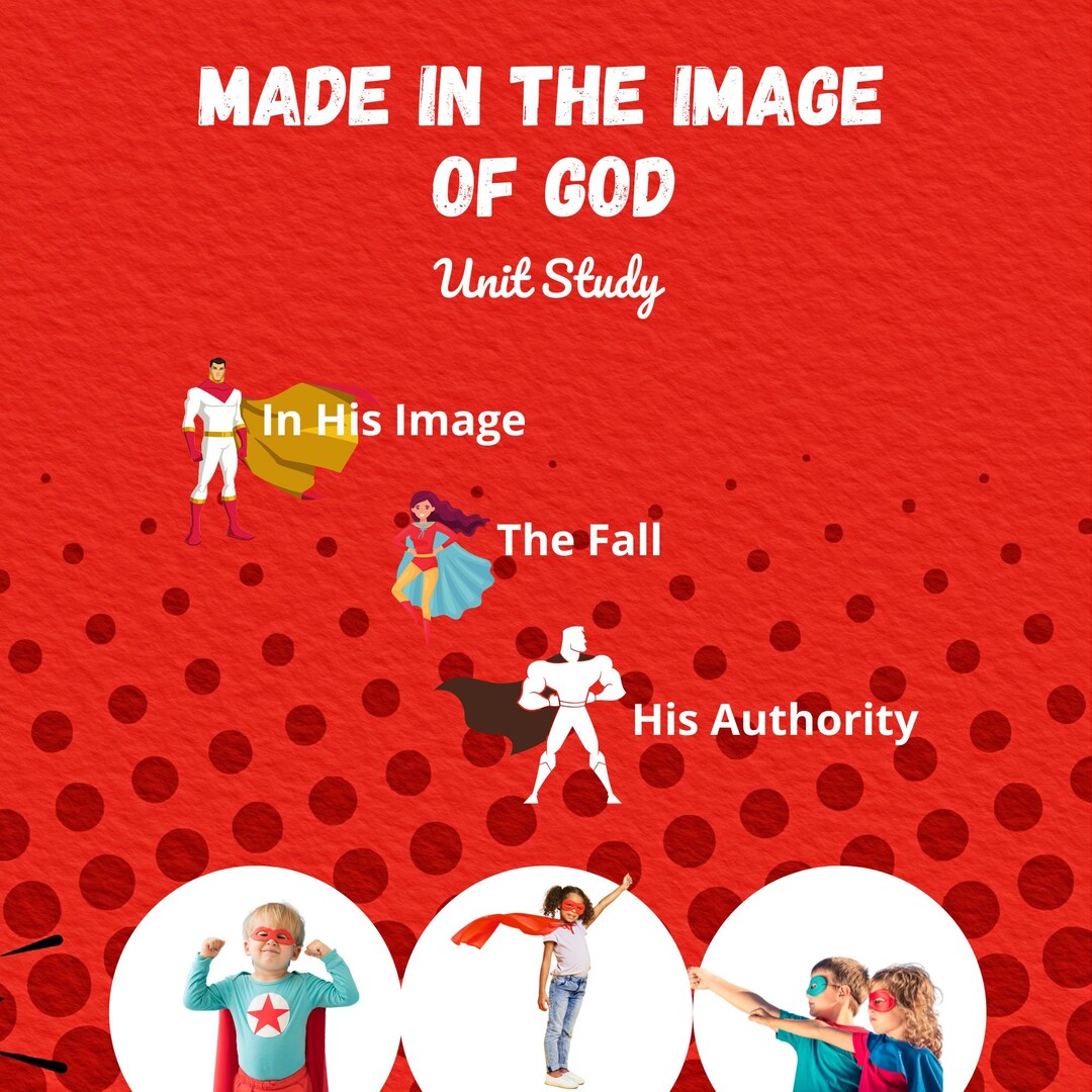 Made in the Image of God Unity Study for Kids - Etsy