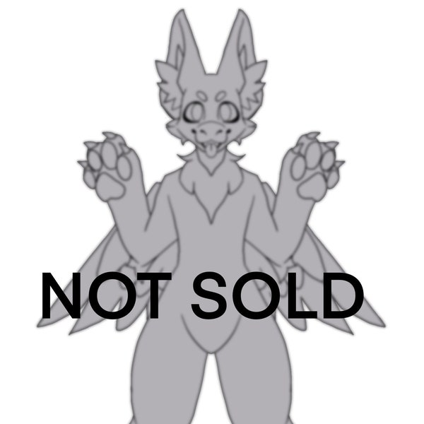 Dragon Fursona Base - Etsy