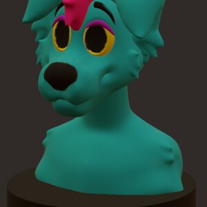 Custom Fursona 3D Sculpture message Me BEFORE Ordering - Etsy