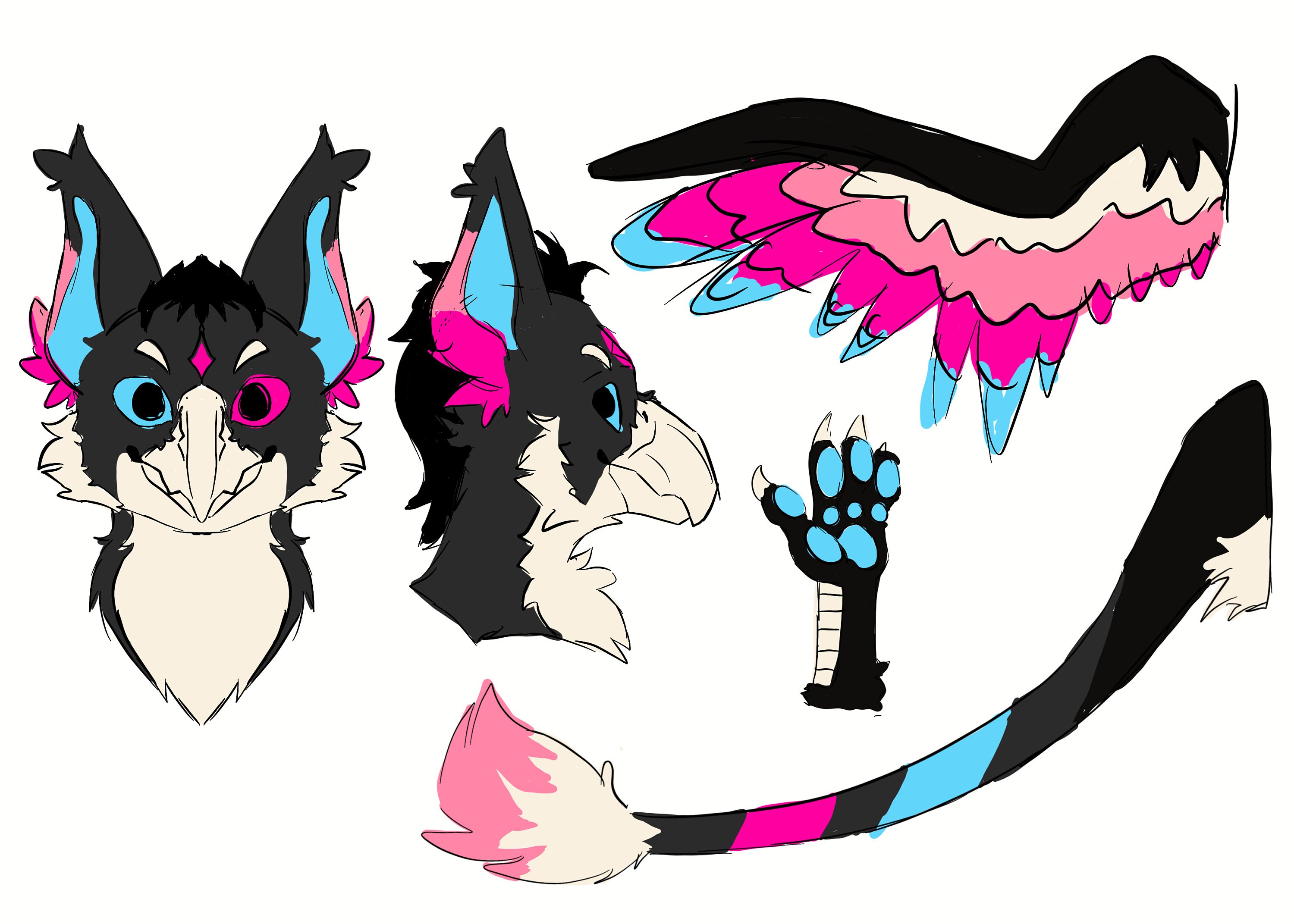 Gryphon FURSUIT Premade read Description - Etsy