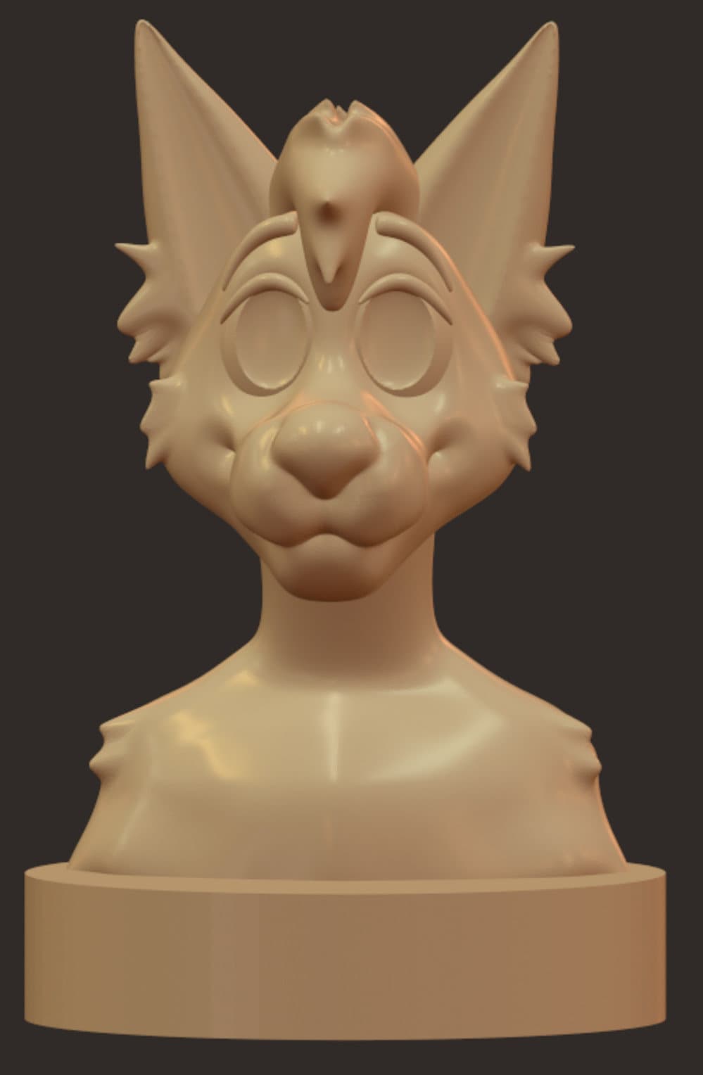 Custom Fursona 3D Sculpture message Me BEFORE Ordering - Etsy