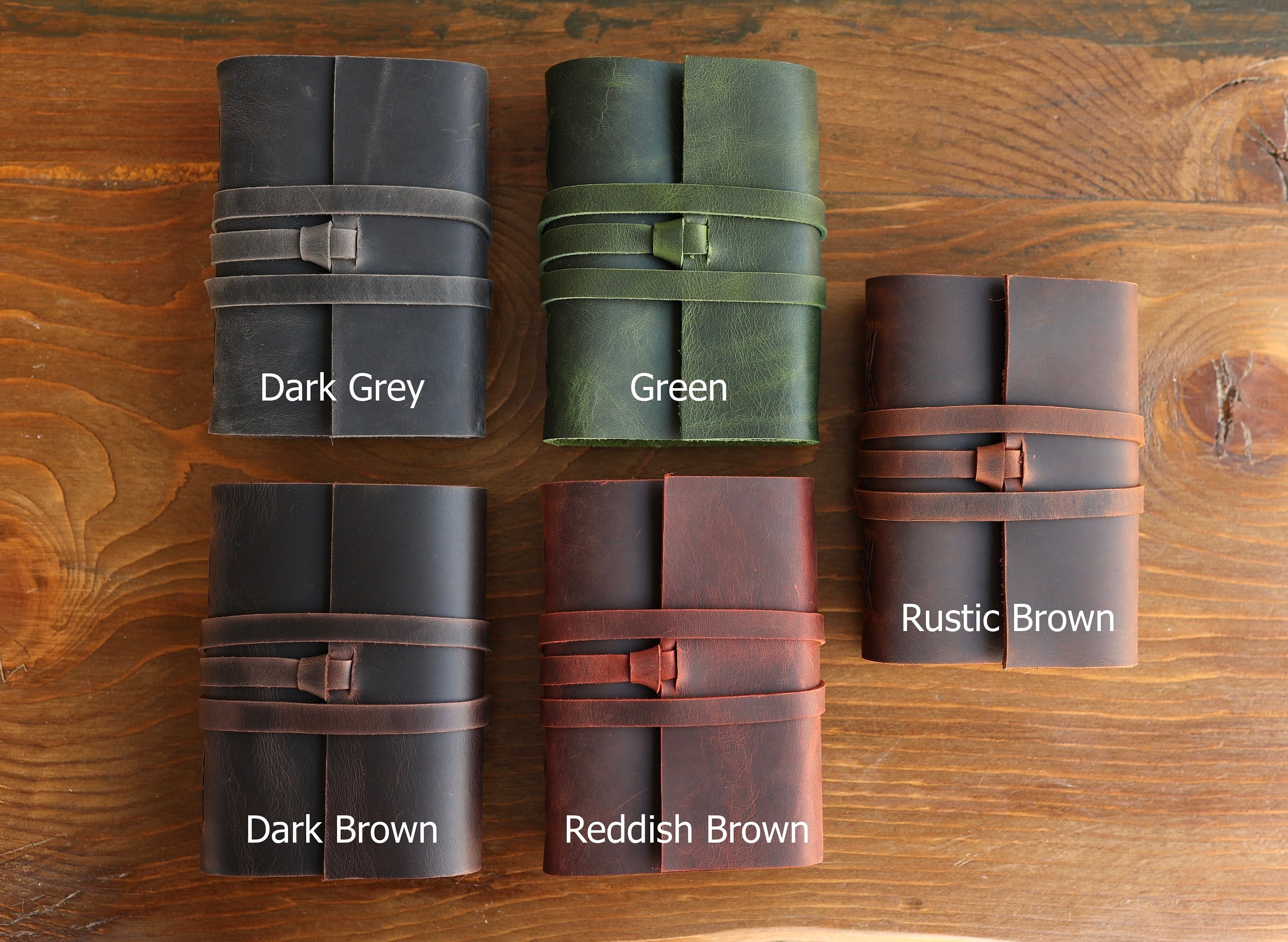 Leather Journal Handmade Rustic Leather Notebook A3 A4 A5 - Etsy