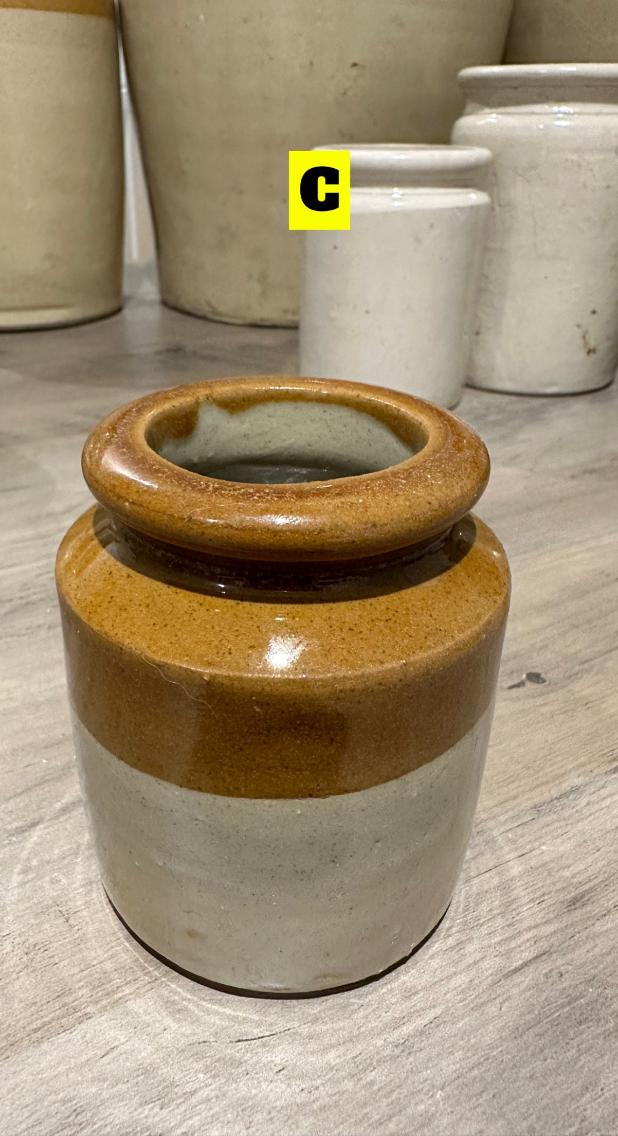 Vintage Victorian Old Stoneware Jars, Marmalade Jars , Jelly Moulds ...