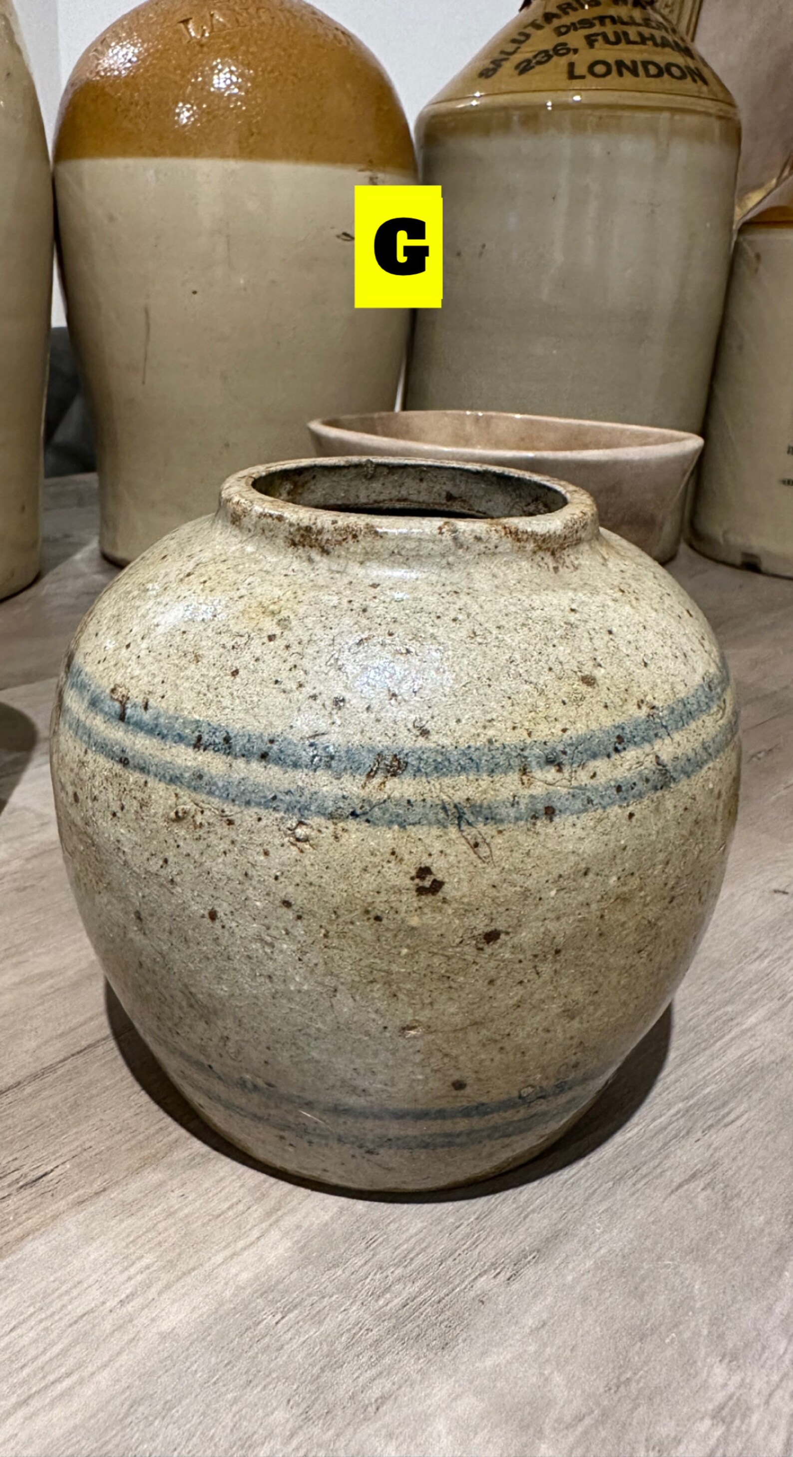 Vintage Victorian Old Stoneware Jars, Marmalade Jars , Jelly Moulds ...