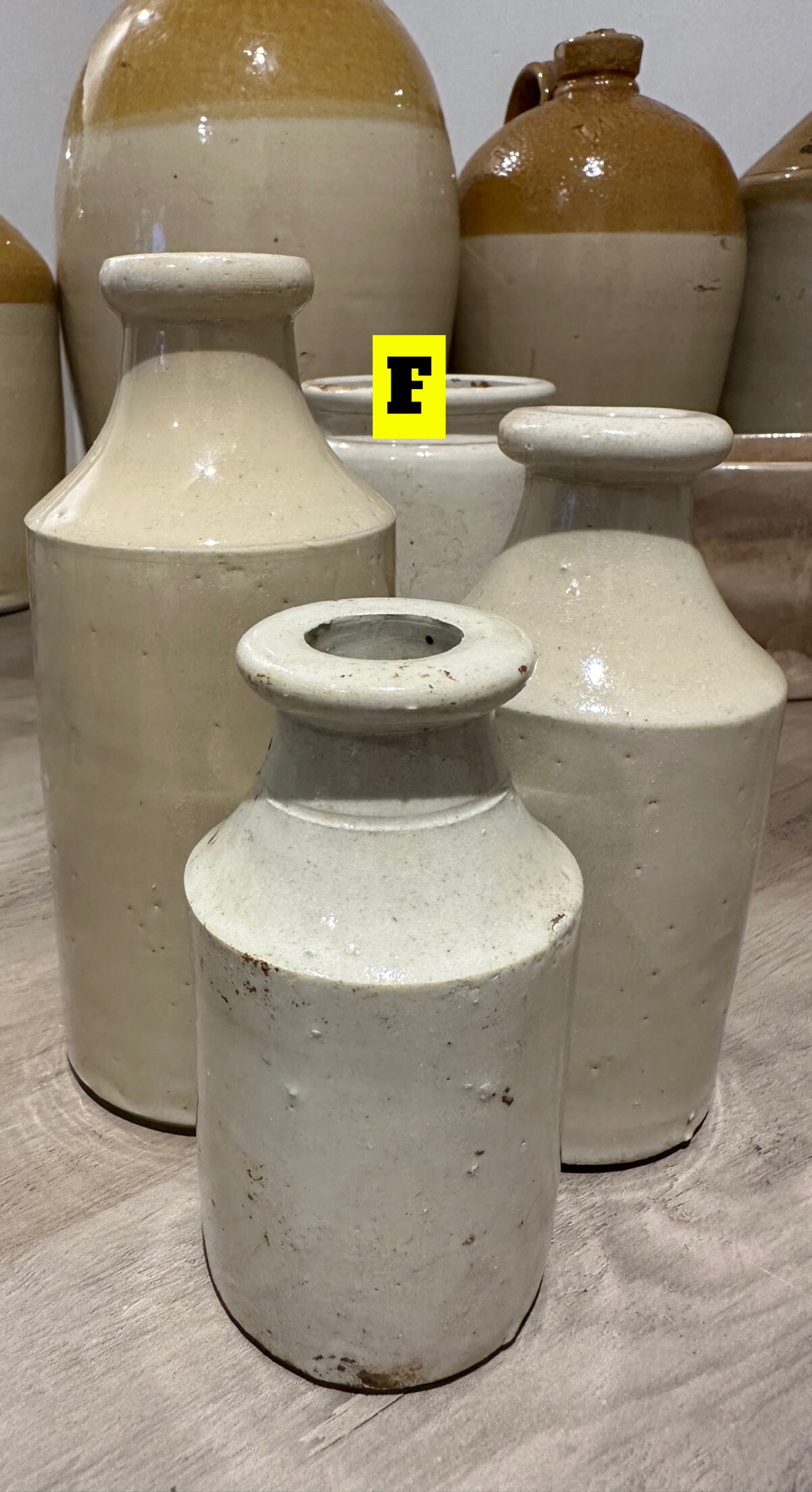 Vintage Victorian Old Stoneware Jars, Marmalade Jars , Jelly Moulds ...