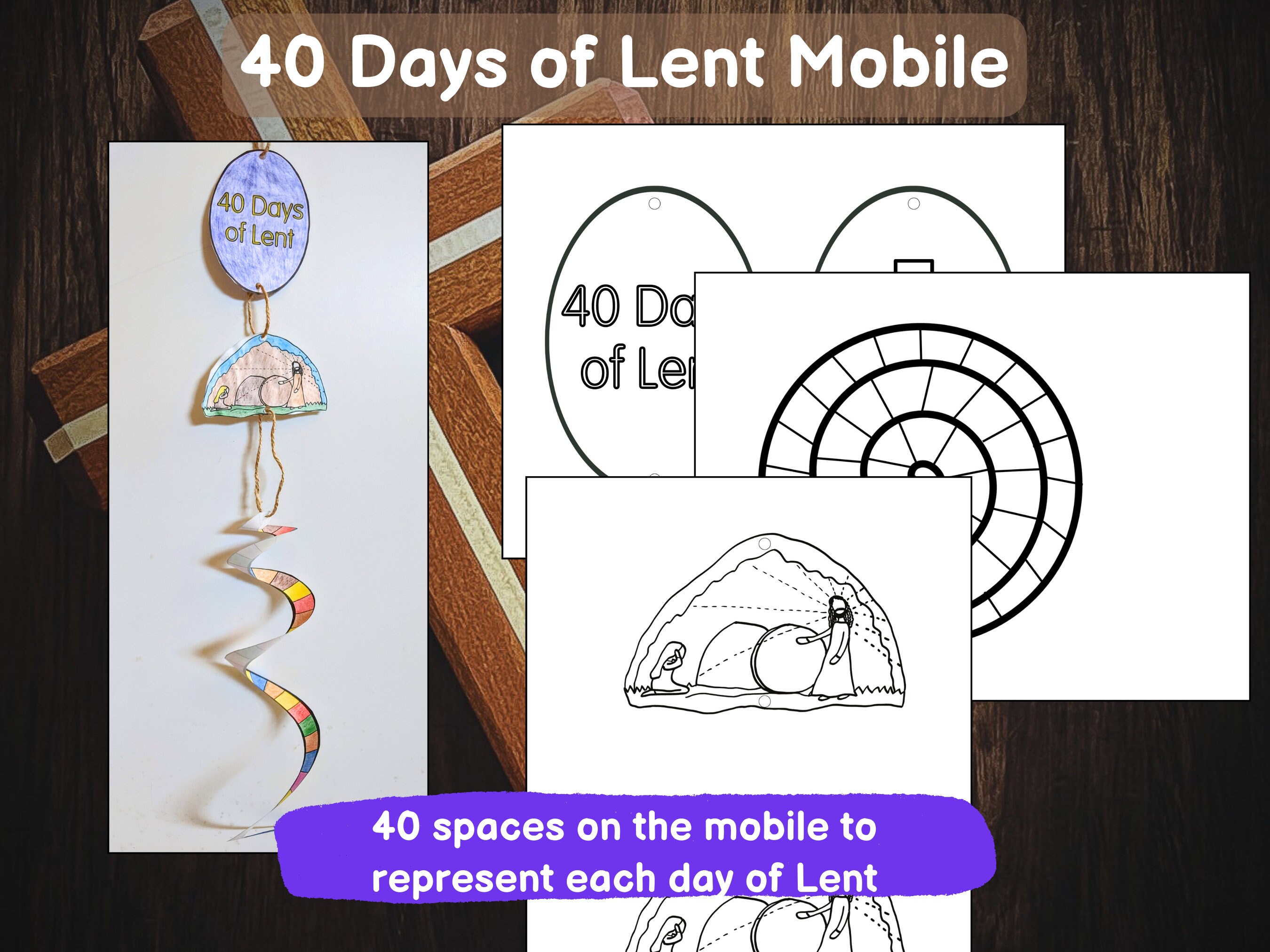 Lent Activity Bundle, Lent Calendar 2024, Lenten Calendar for Kids ...