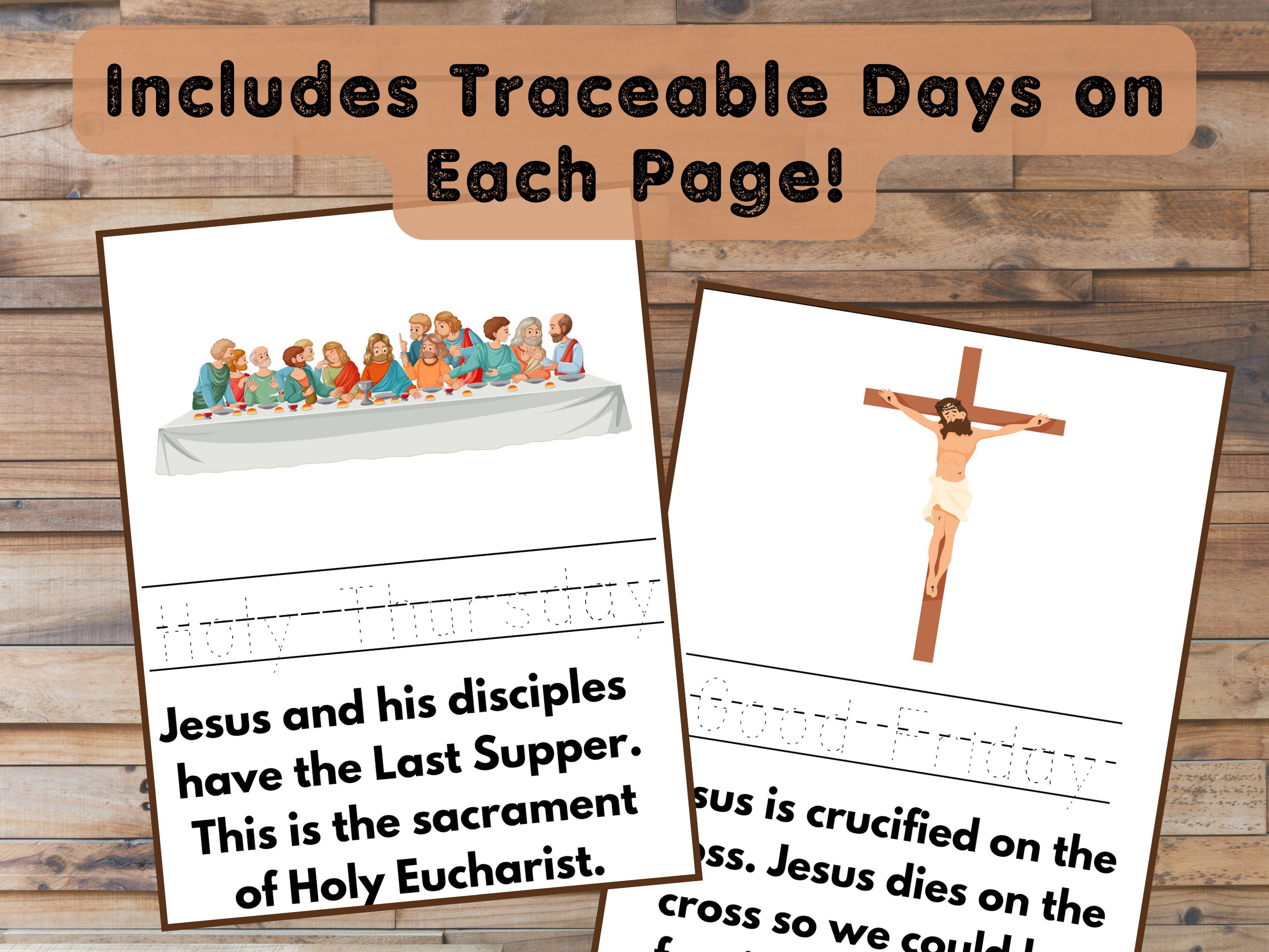 Holy Week, Holy Week for Kids, Lent for Kids, Catholic Lent, Holy Week ...