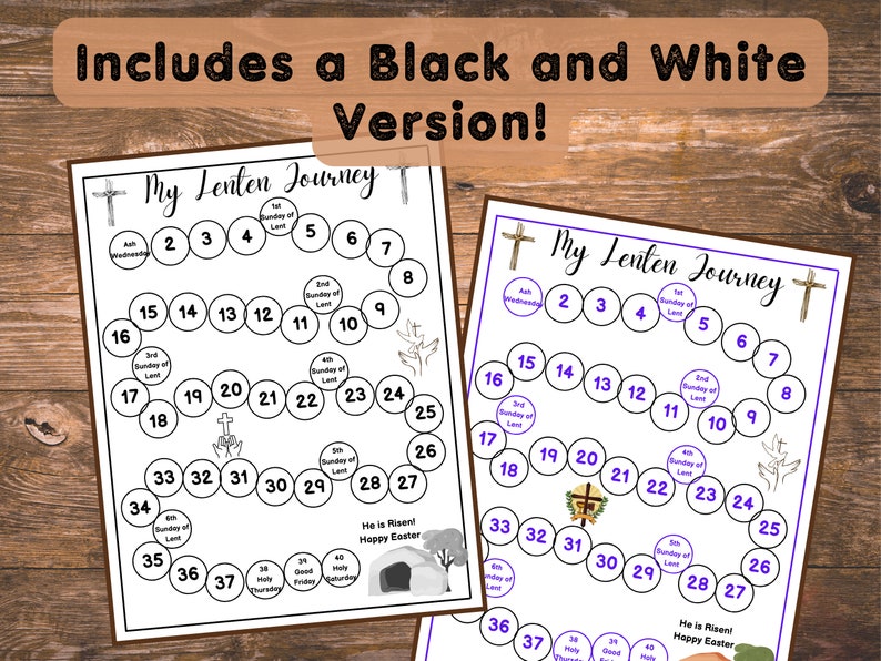 Lenten Calendar Printable, Ash Wednesday, Lent Calendar 2024, Lenten ...