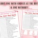 Valentine's Day the Color Red Game, Valentine's Trivia Game, Printable ...