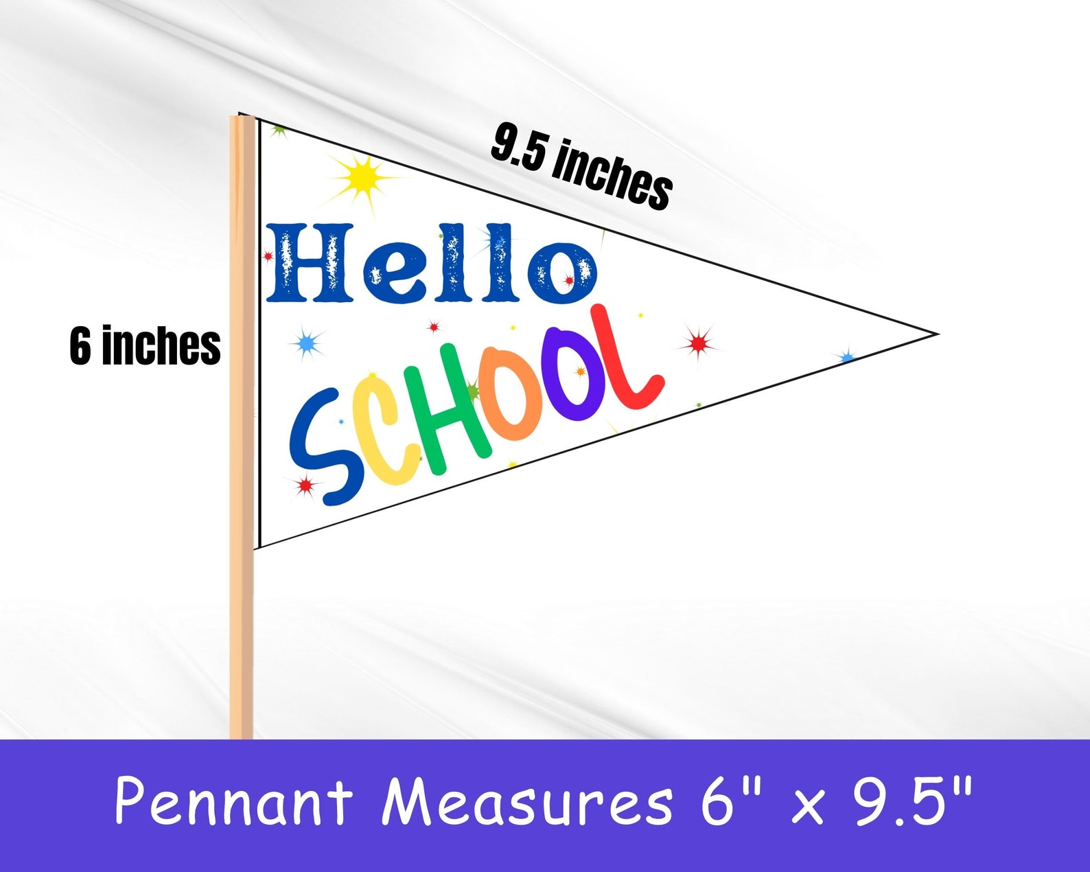 1st Day and Last Day of School Pennants, Back to School Sign, First Day ...