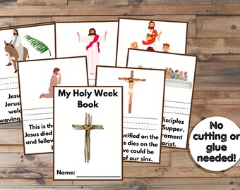 Holy Week, Holy Week for Kids, Lent for Kids, Catholic Lent, Holy Week ...
