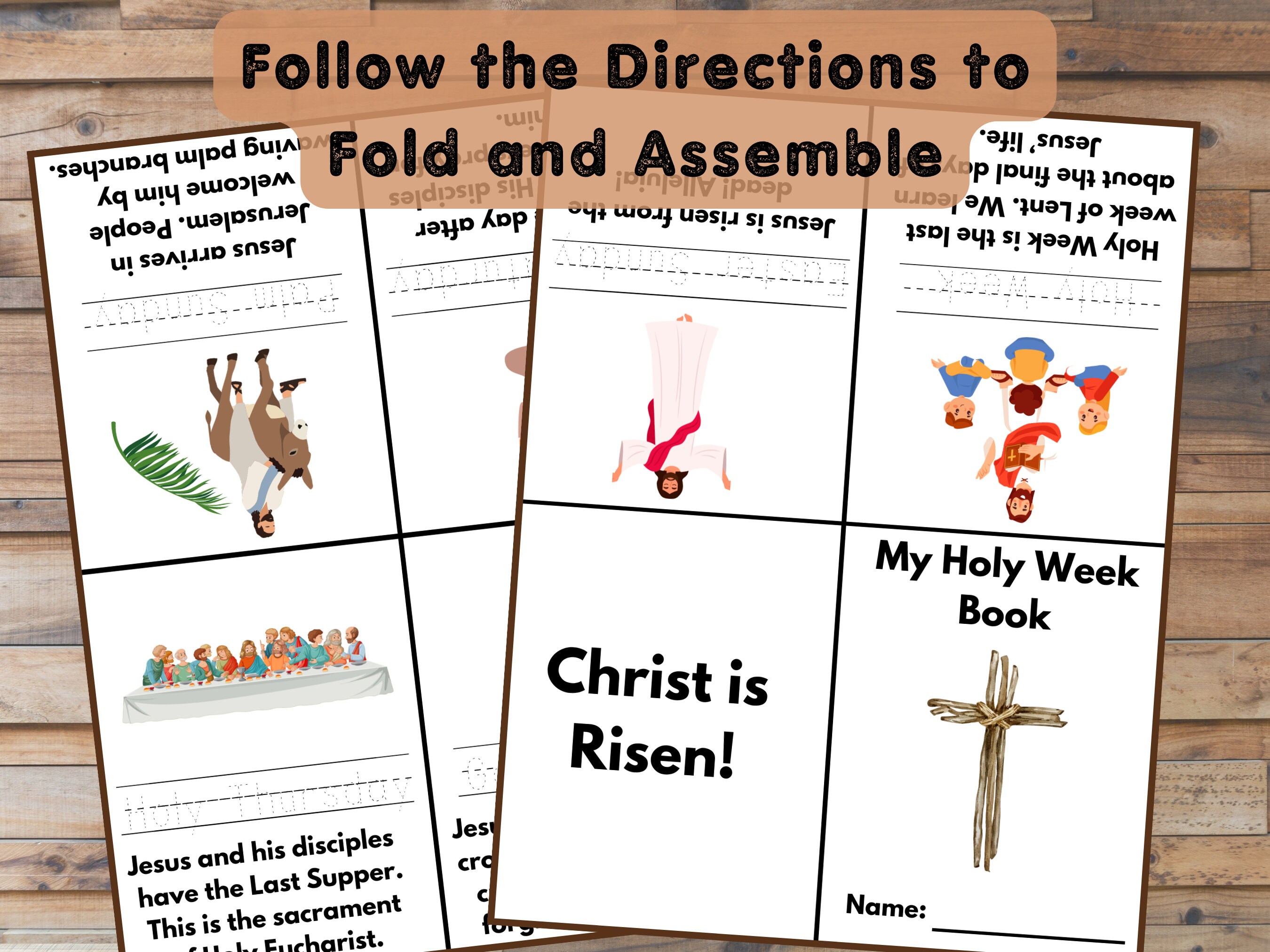 Holy Week, Holy Week for Kids, Lent for Kids, Catholic Lent, Holy Week ...