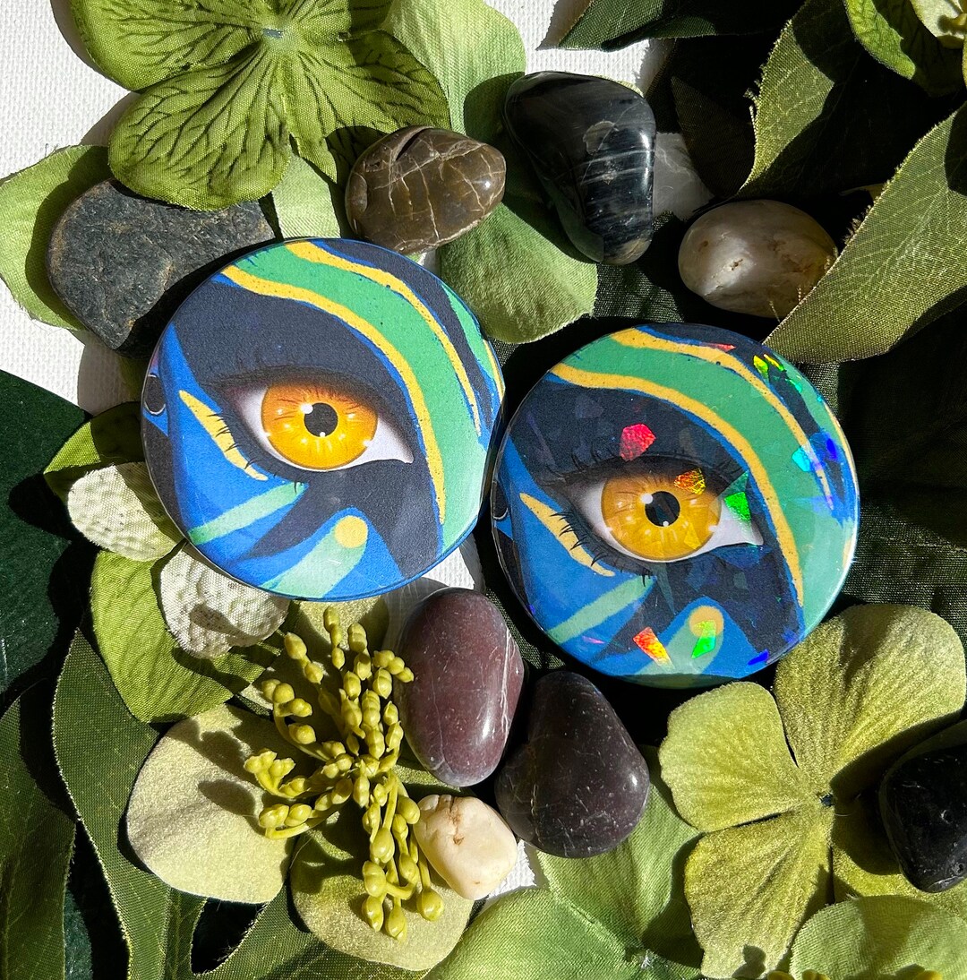 NEYTIRI FINAL BATTLE Eye Avatar Inspired Button Pin (58mm) - Etsy