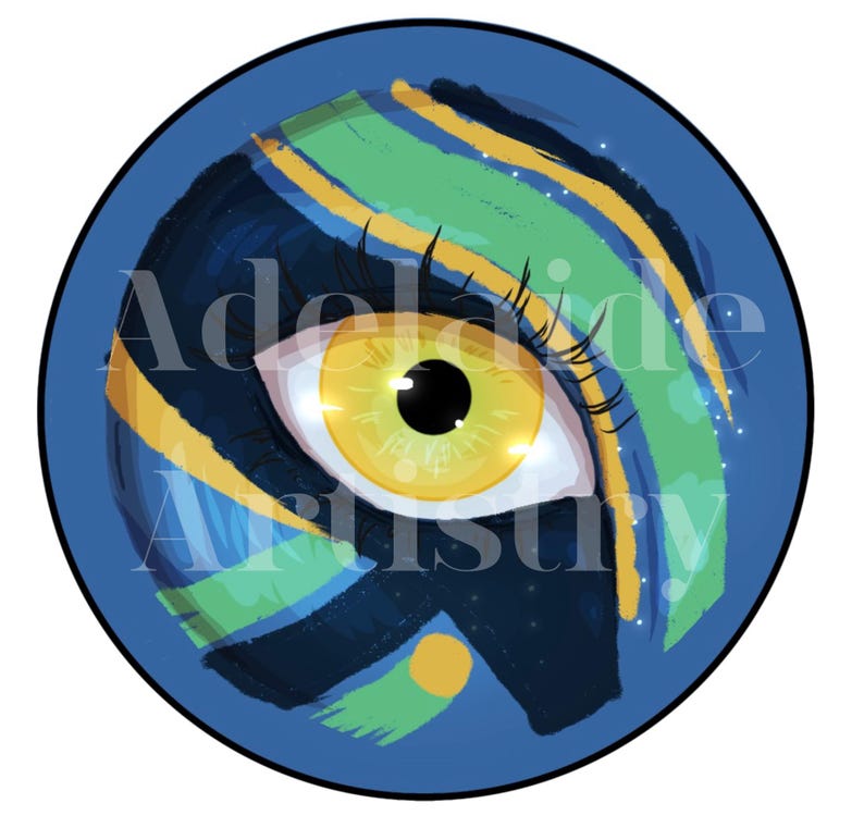 NEYTIRI FINAL BATTLE Eye Avatar Inspired Button Pin (58mm) - Etsy