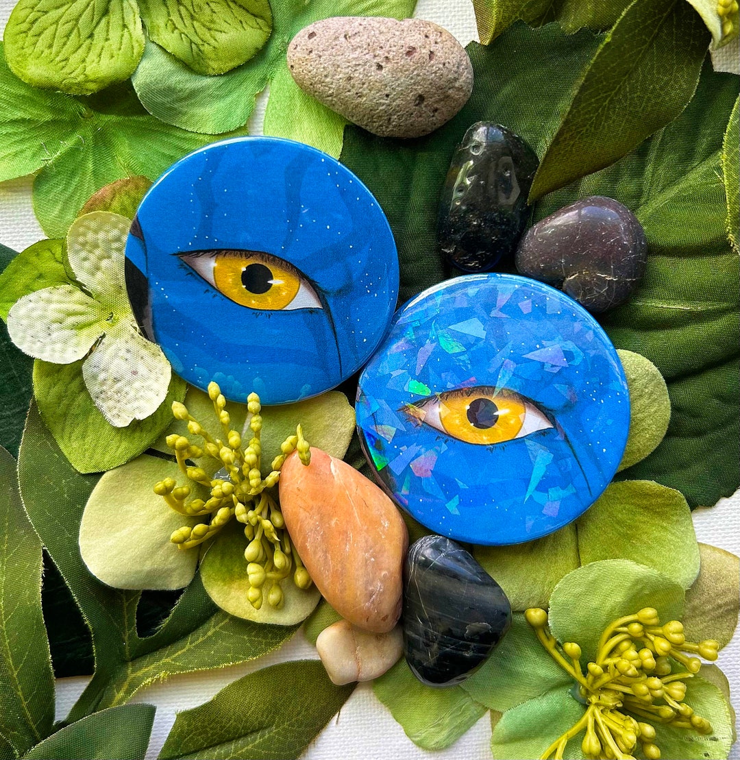 TSU’TEY Eye Avatar Inspired Button Pin (58mm) - Etsy