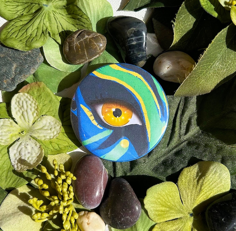 NEYTIRI FINAL BATTLE Eye Avatar Inspired Button Pin 58mm - Etsy