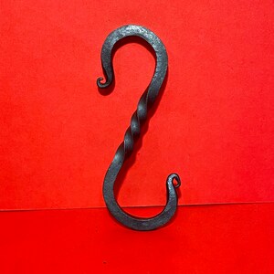 Hand Forged Rustic S-hooks 4 Pack - Etsy