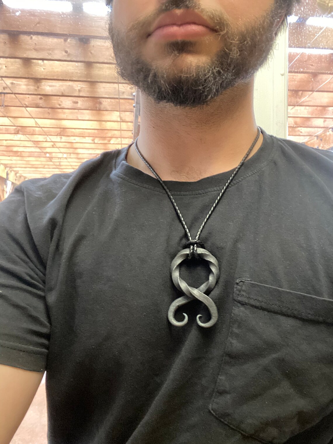 Hand Forged Troll Cross Pendant Necklace - Etsy