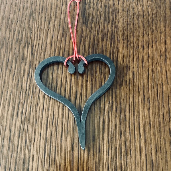 Hand Forged Heart - Etsy
