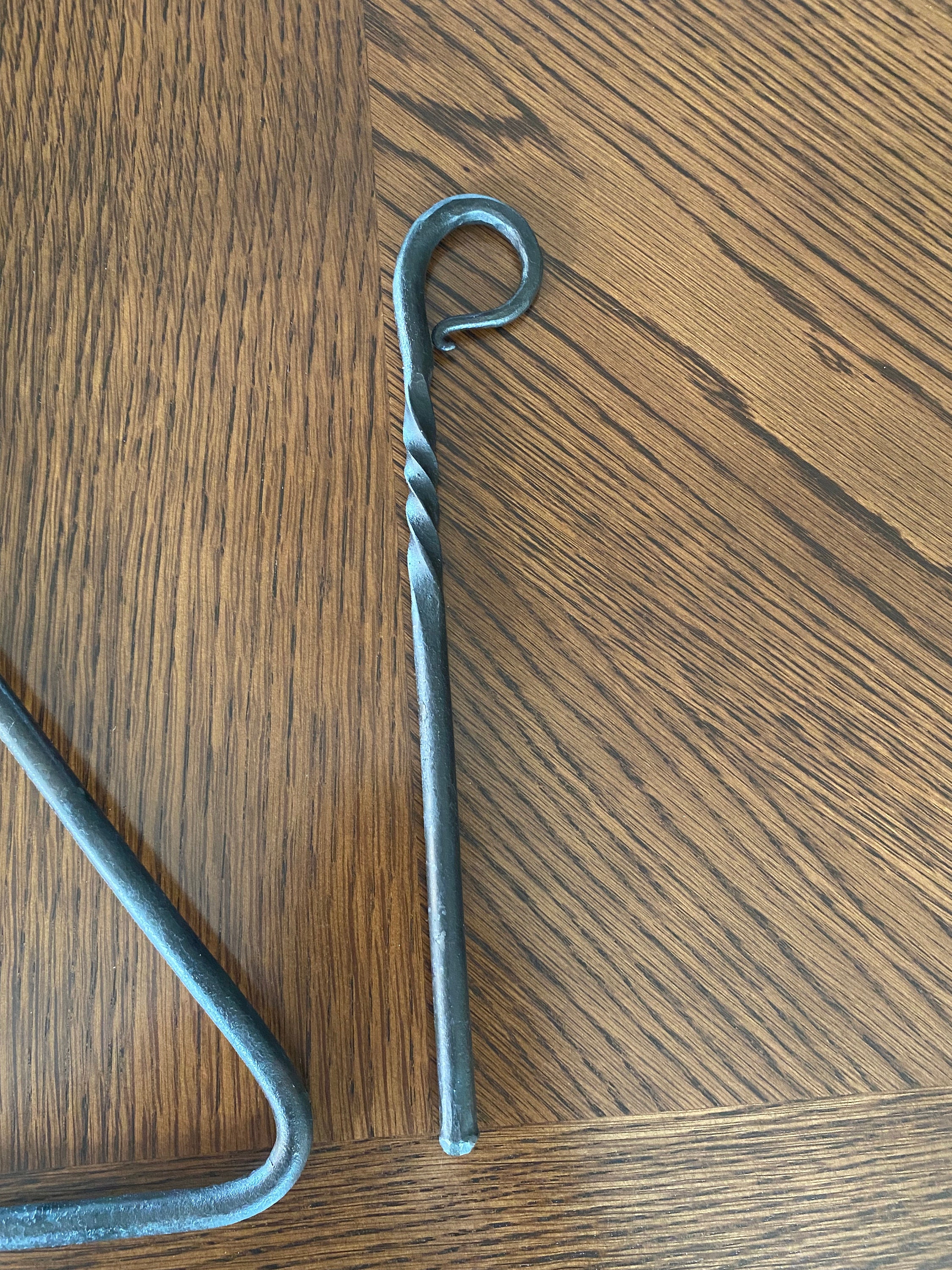 Hand Forged Triangle Dinner Bell - Etsy