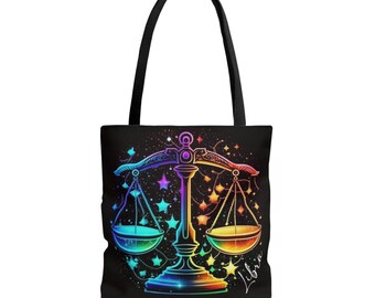 LIBRA Zodiac Sign Tote Bag Painting Inspired by Claude Monet - Etsy
