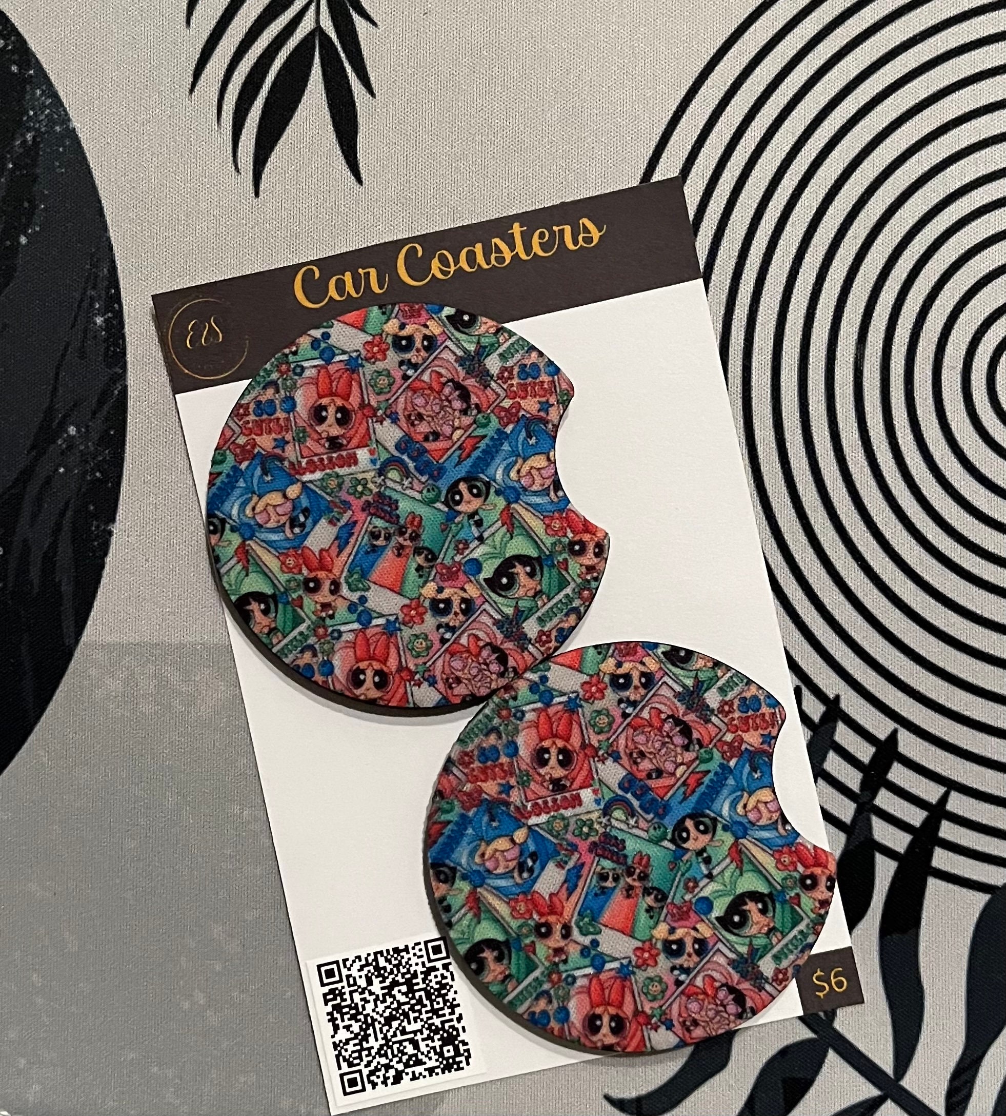 Powerpuff Girls Car Coasters - Etsy