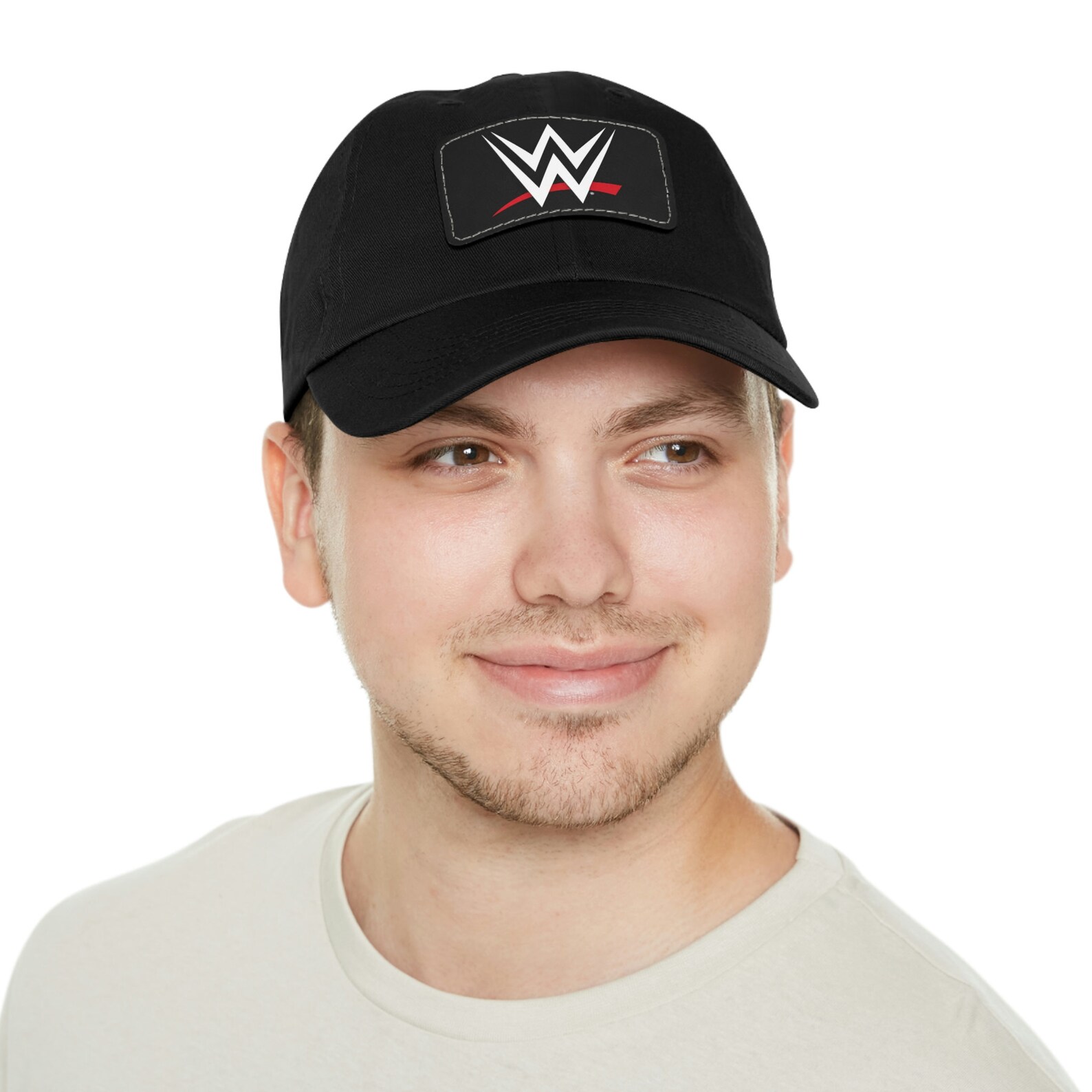 WWE Dad Hat With Leather Patch Wwe Fan Hat Wwe Genuine Fan Cap Wwe ...