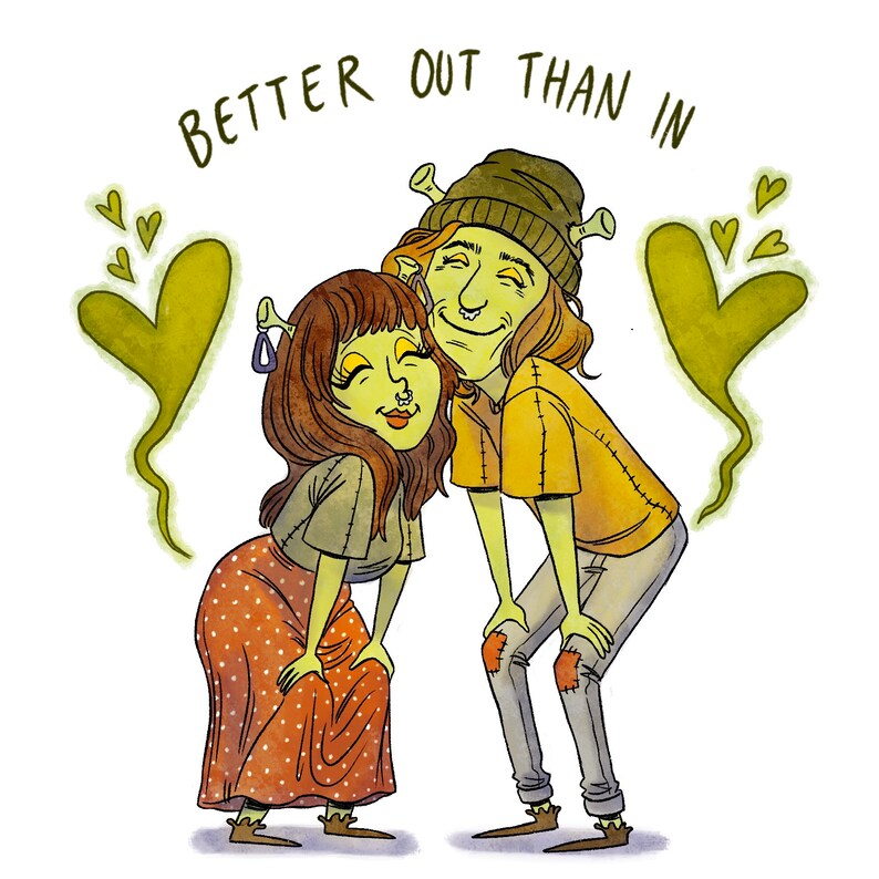 My Beloved Monster and Me Ogre-sona Couples Ogre Portraits - Etsy