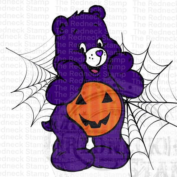 Pumpkin Care Bear - Etsy