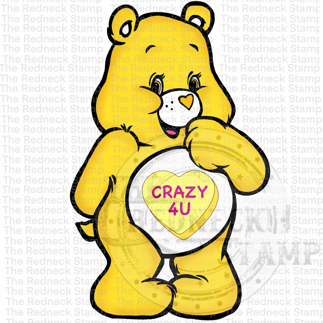 Crazy 4 U Bear PNG *digital Only* - Etsy