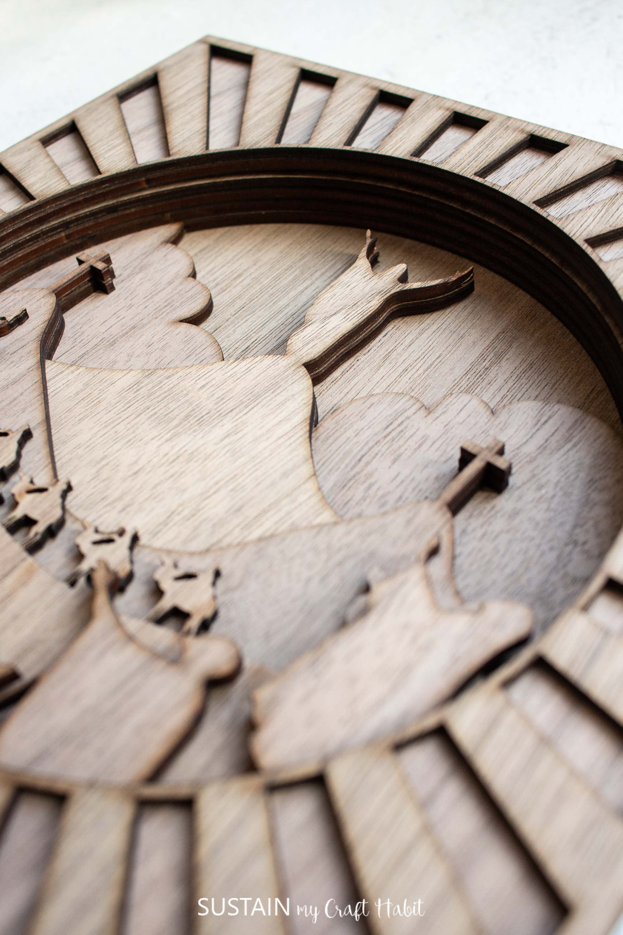 Easter Shadow Box Svg | Religious He is Risen Layered Shadow Box Svg ...