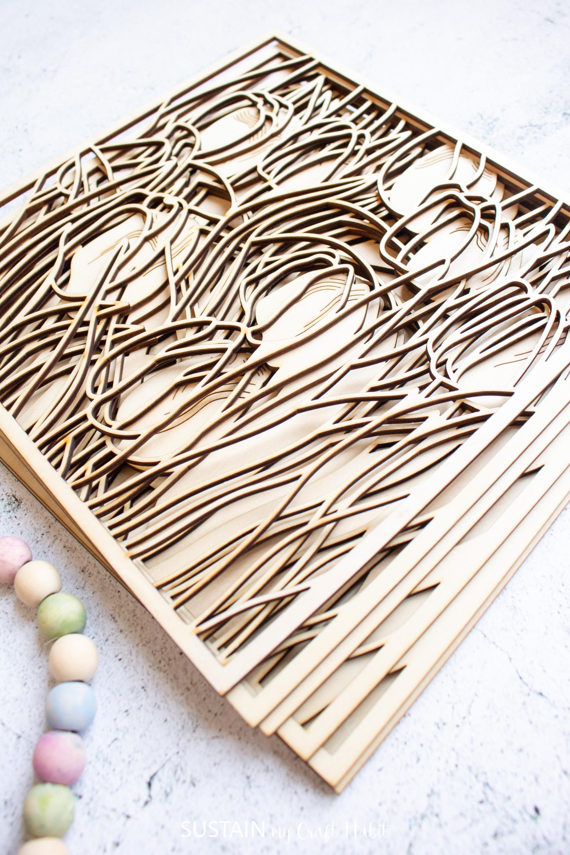 Tulip Shadow Box Svg | Field of Tulips Layered Svg File - Laser Cut ...