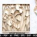 Tulip Shadow Box Svg | Field of Tulips Layered Svg File - Laser Cut ...
