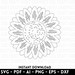 Sunflower SVG File | Svg, Dxf, Eps, Png Files for Cutting Machines ...