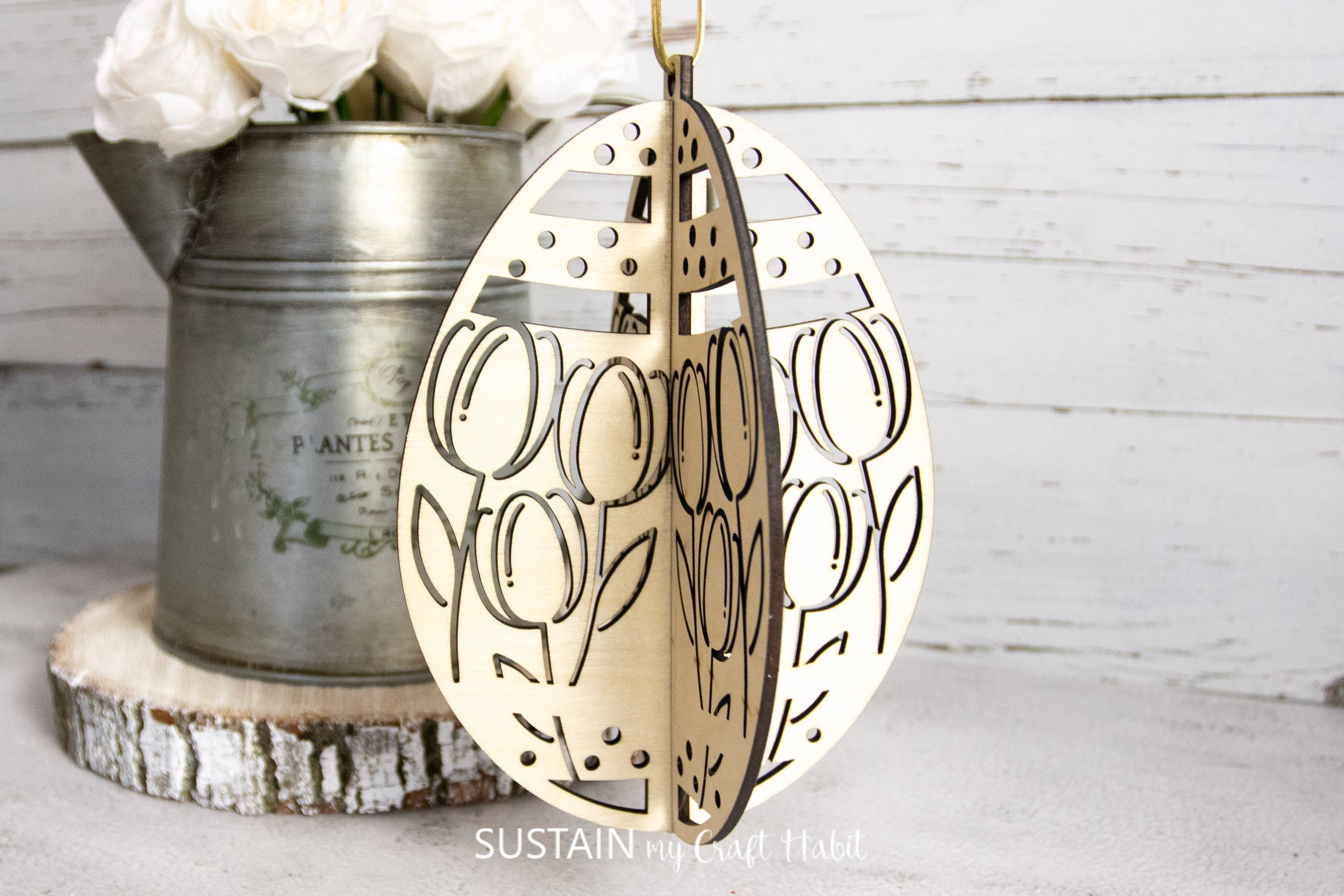 3D Easter Egg Cut File | Svg, Dxf, Eps, Png Files for Cutting Machines ...