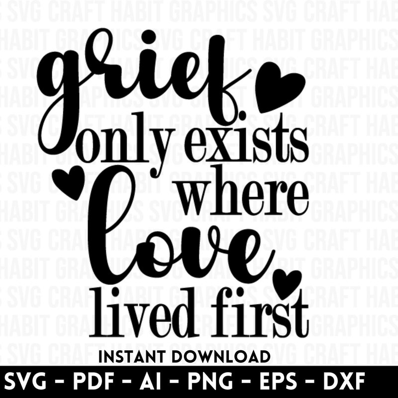 Grief Svg - Etsy