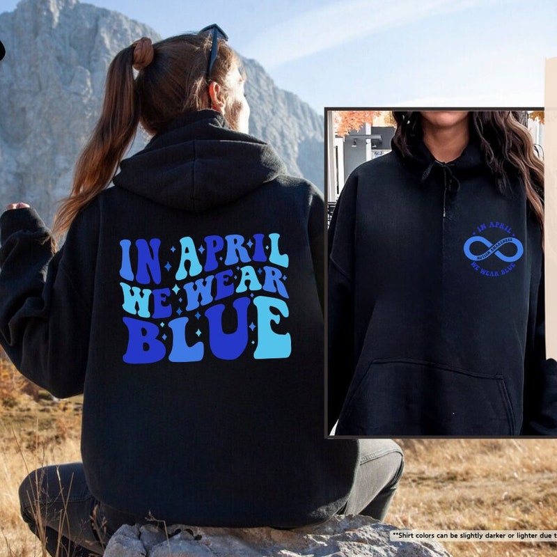 Blue Autism Hoodies - Etsy