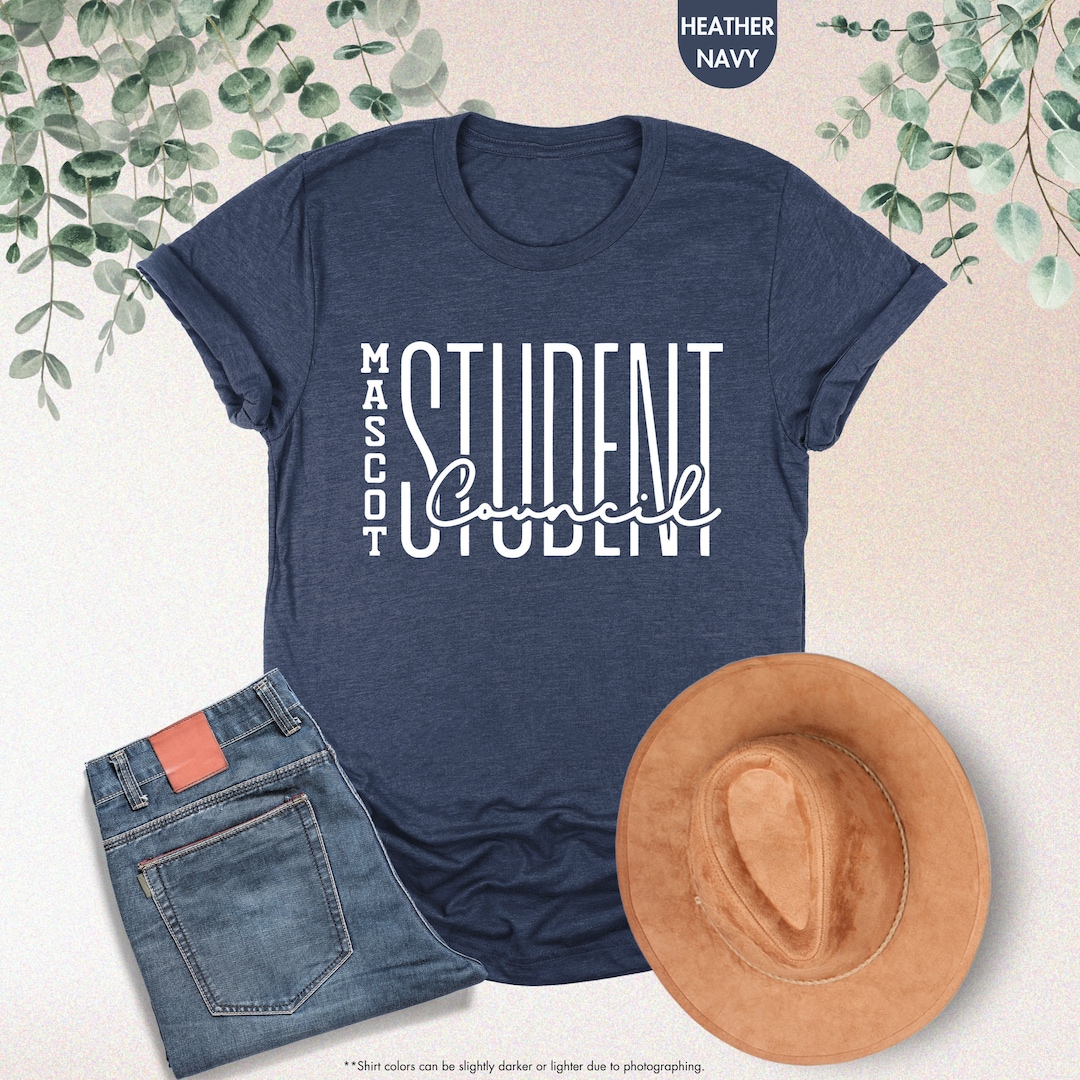 Student Council Shirt, Personalized Team Mascot Shirt, School Council ...