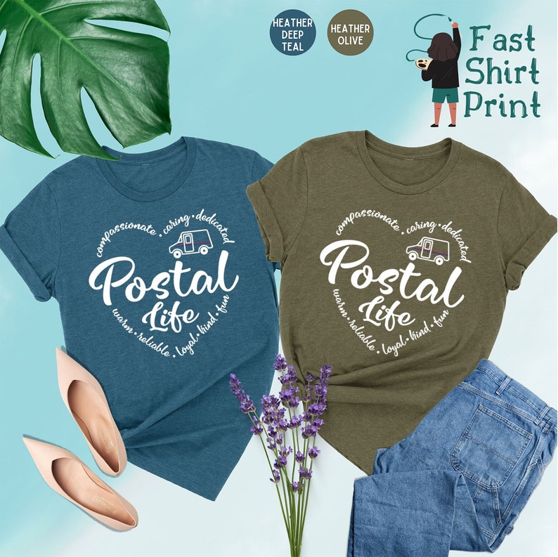 Postal Life Shirt, Postal Worker Shirt, Mail Carrier T-shirt, Postal ...