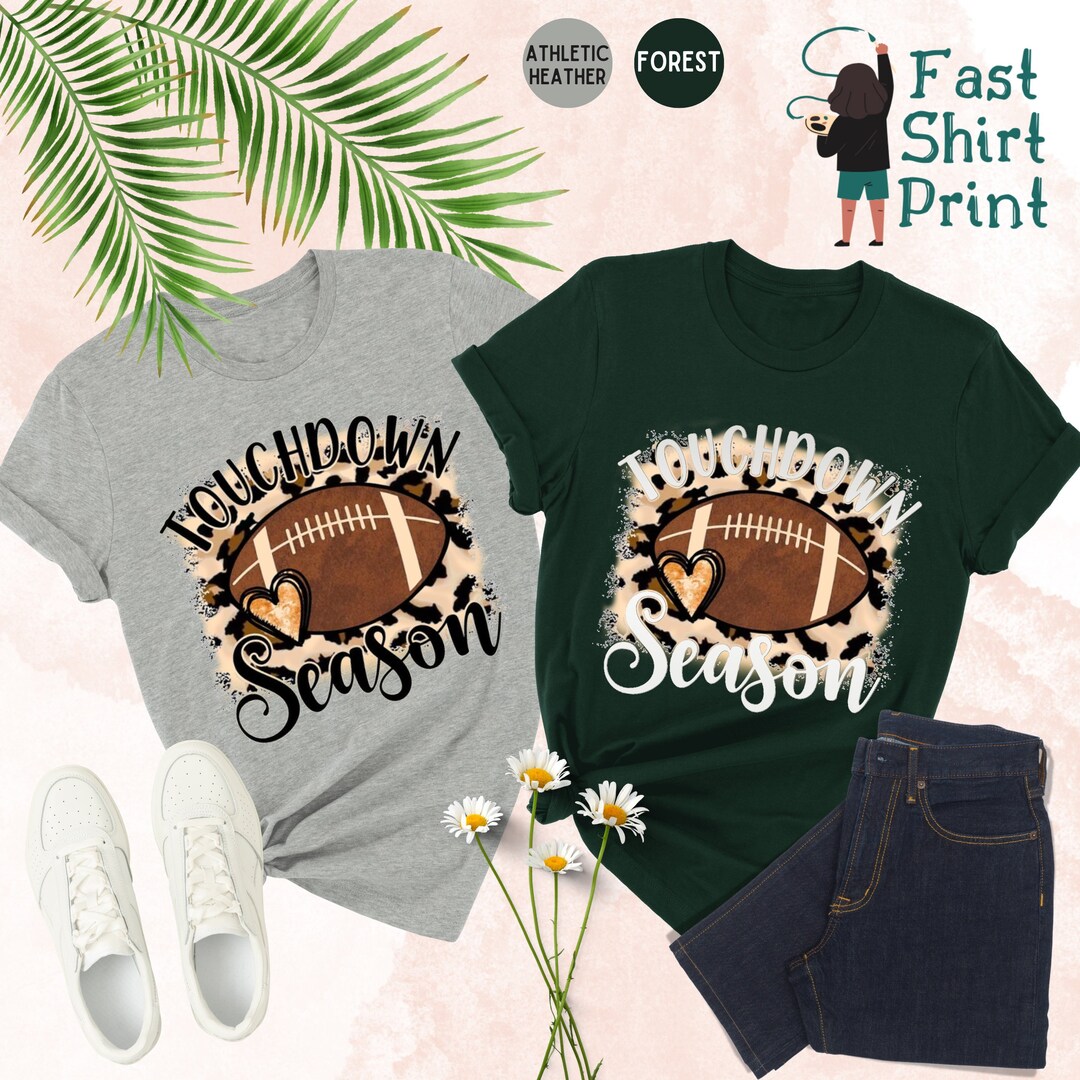 Football Shirt, Touch Down Season Tee, Football Game Shirt, Game Day ...