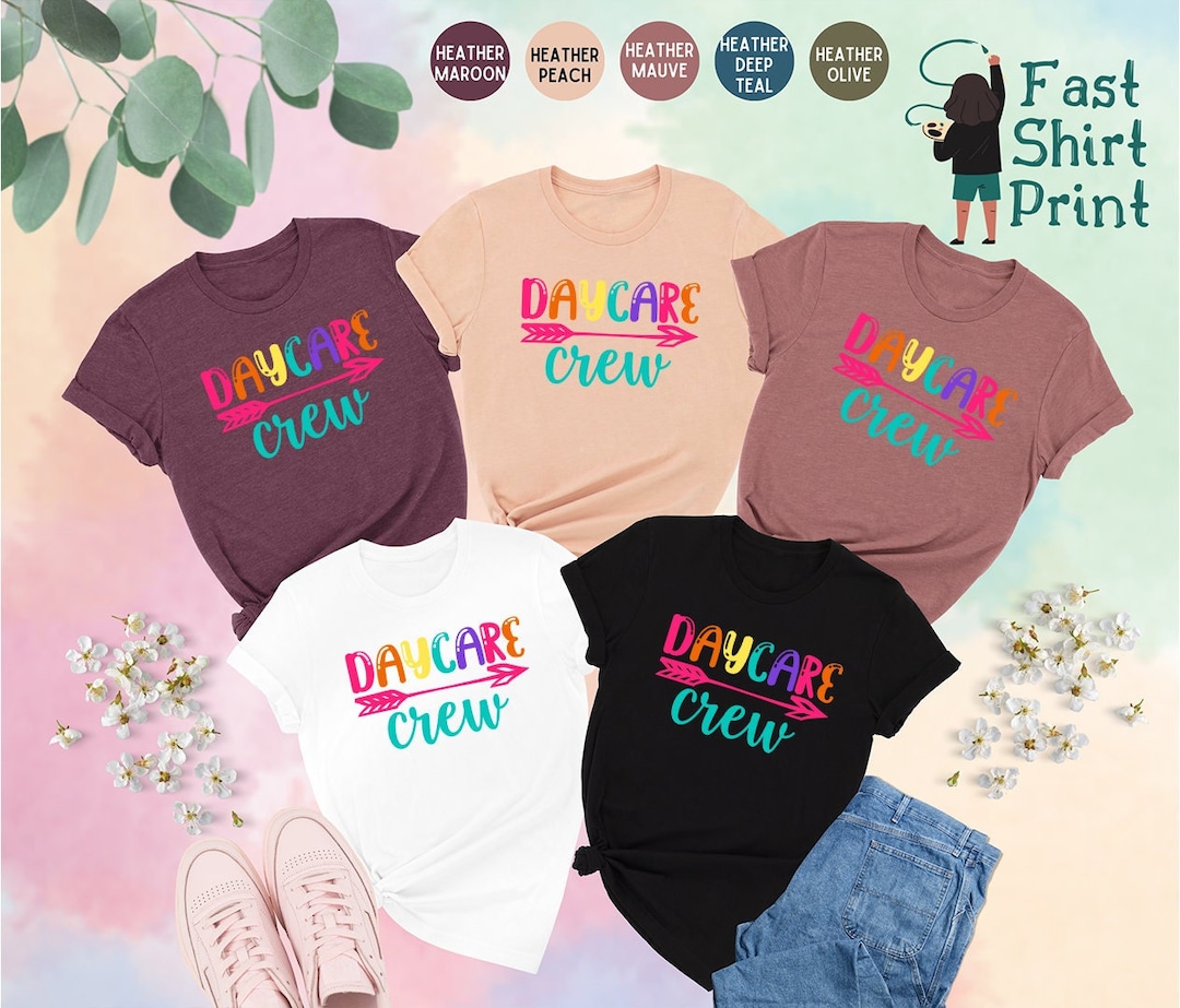 Daycare Crew Shirt, Daycare Gift Shirt, Gift for Teacher, Daycare ...