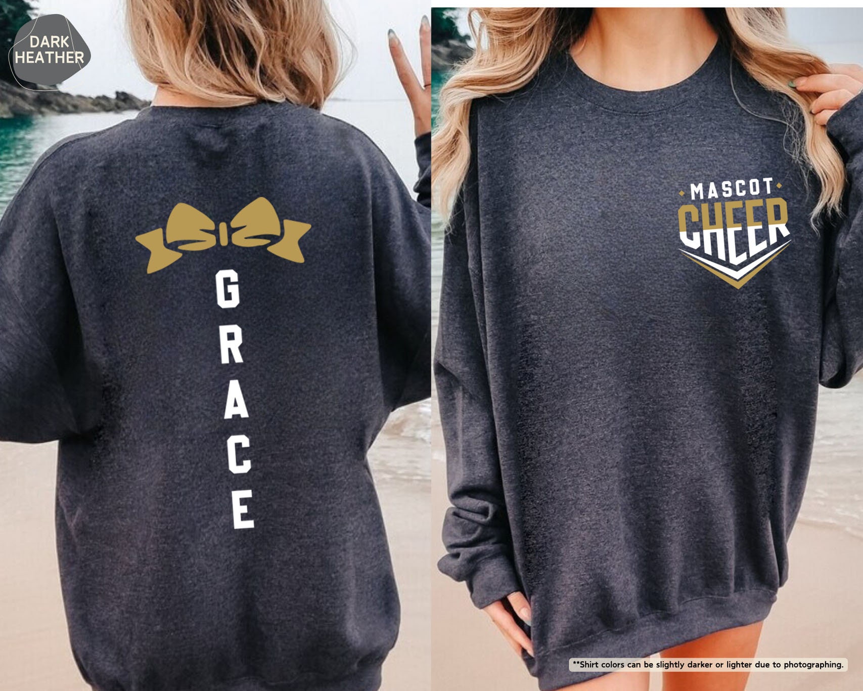 Custom Cheer Sweatshirt, Personalized Cheer Team Sweatshirt, Cheer Mom ...