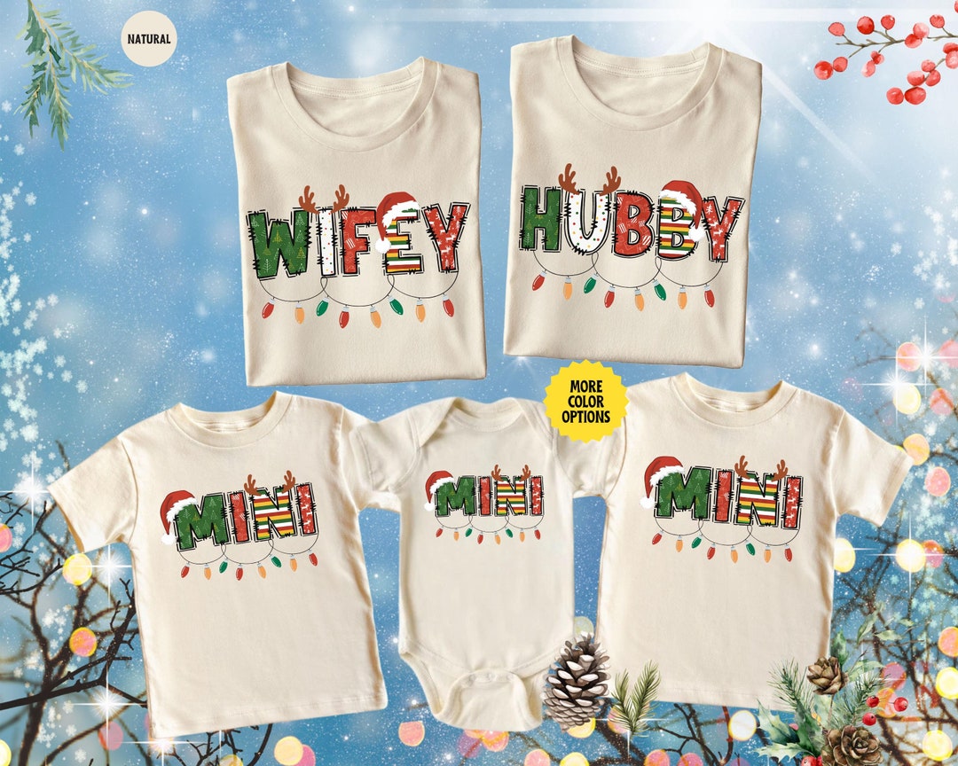 Personalized Christmas Family Shirt,custom Family Matching Christmas ...