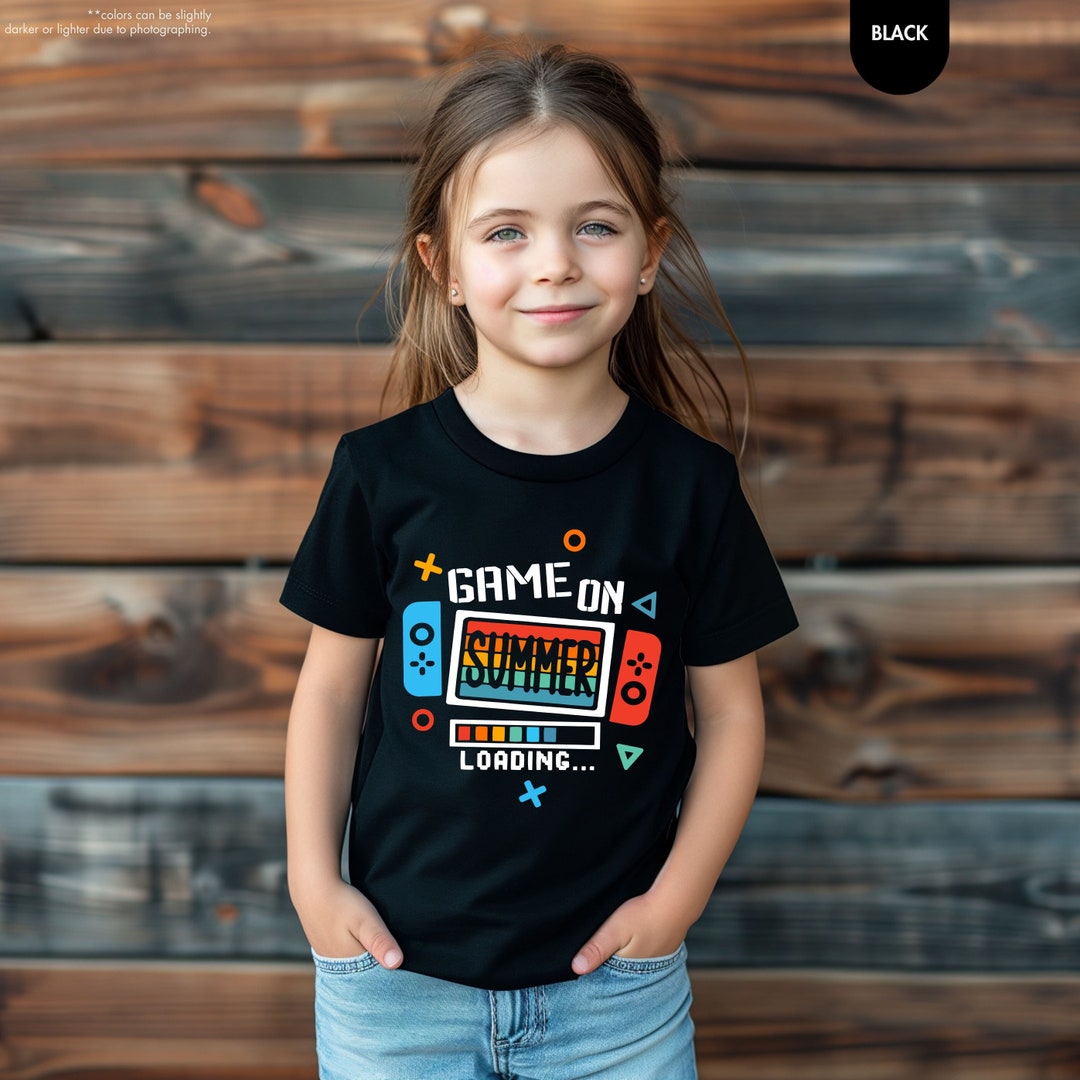 Game on Summer Loading Shirt, Gamer Boy Shirt, Gamer Girl Shirt, Boys ...