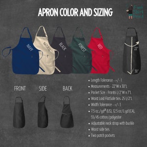 Christmas Cookie Baking Crew Apron, Christmas Apron, Cute Chef Apron ...