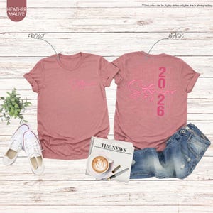 Coquette Senior 2026 Shirt, Coquette Bow Senior Shirt, Class of 2026 ...