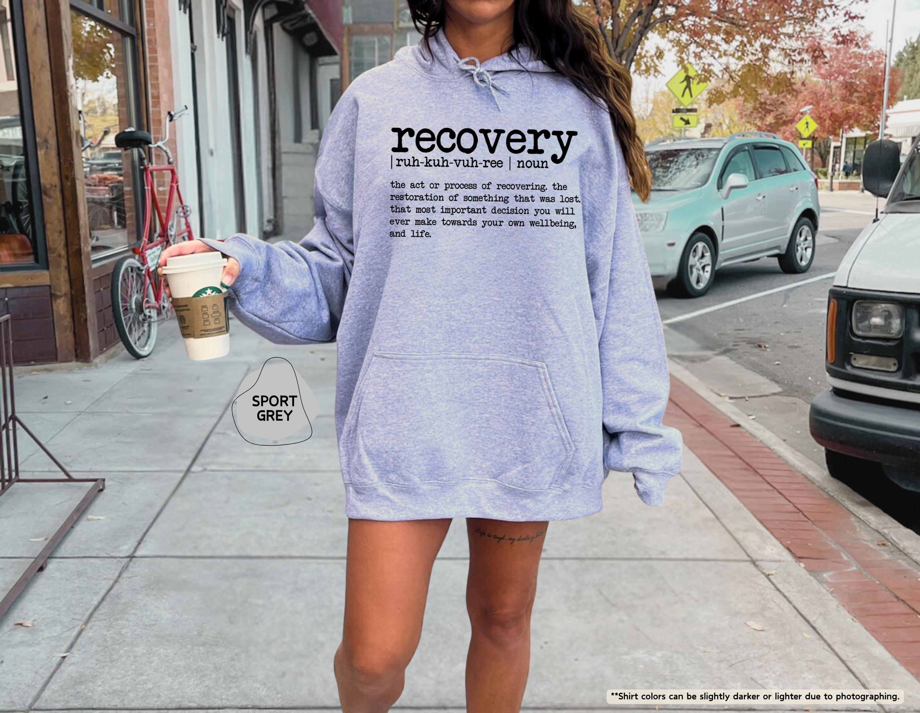 Recovery Sweatshirt, Sobriety Hoodie, Addiction Recovery Sweater ...