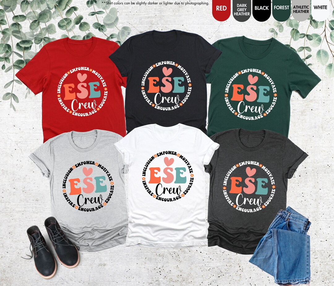 ESE Crew Shirt, Exceptional Education Shirt, Special Education Teacher ...
